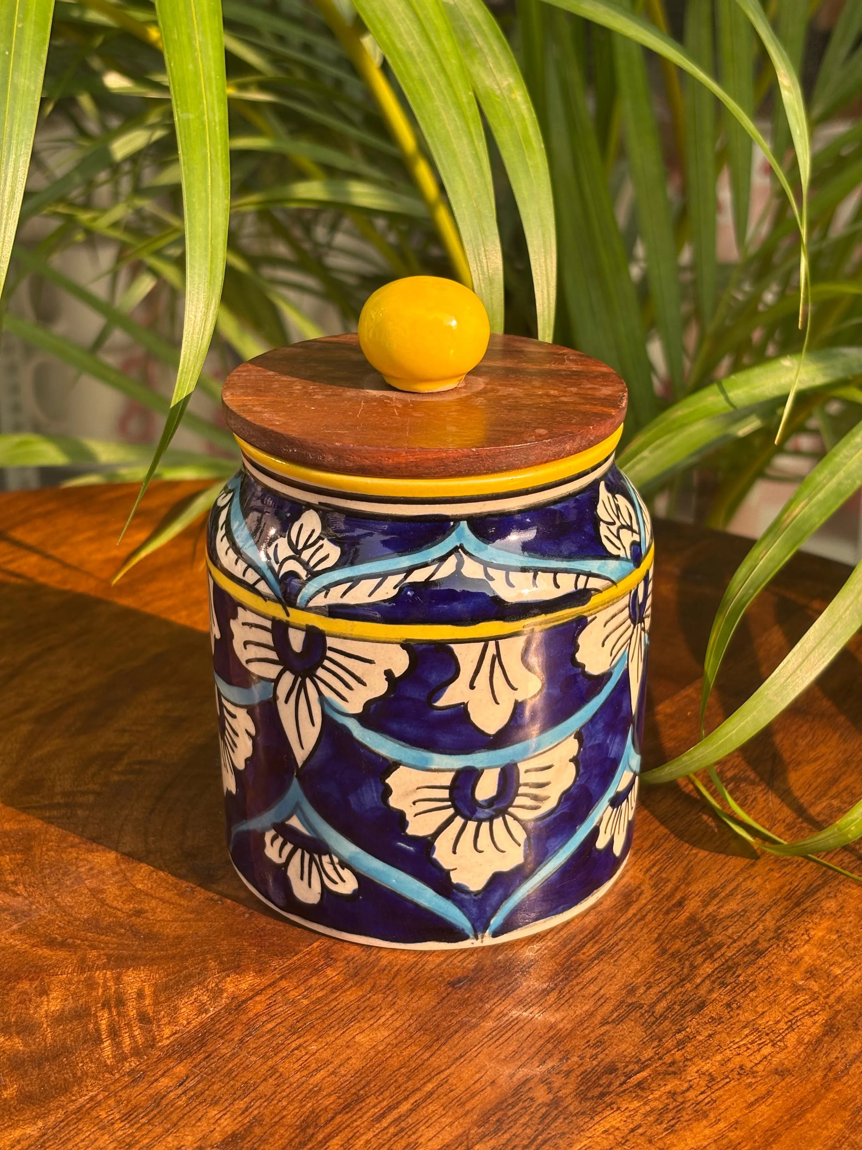 Floral Royale Air-tight Jar – House of Ceramics