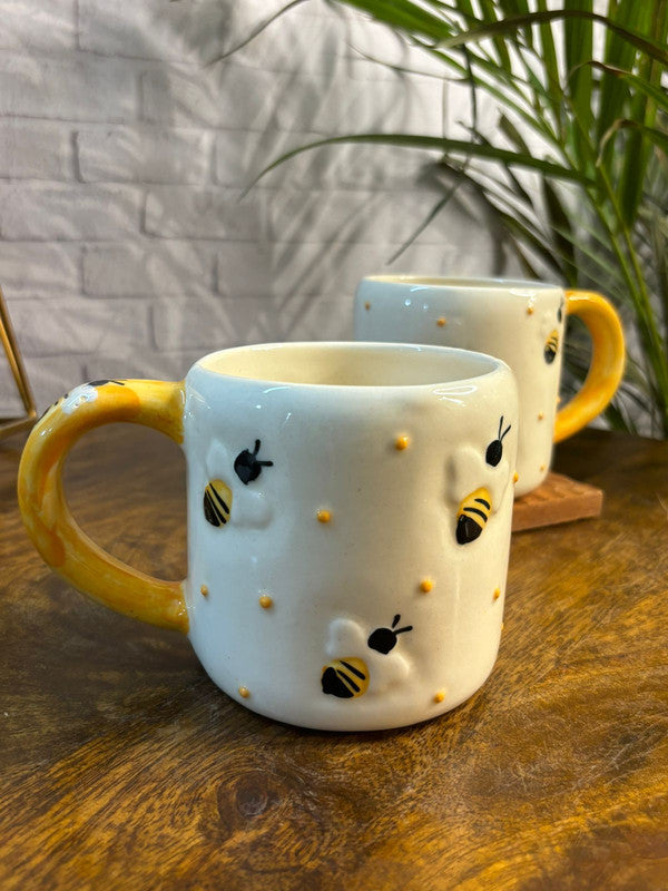 3D Bees Coffee Mug – House of Ceramics