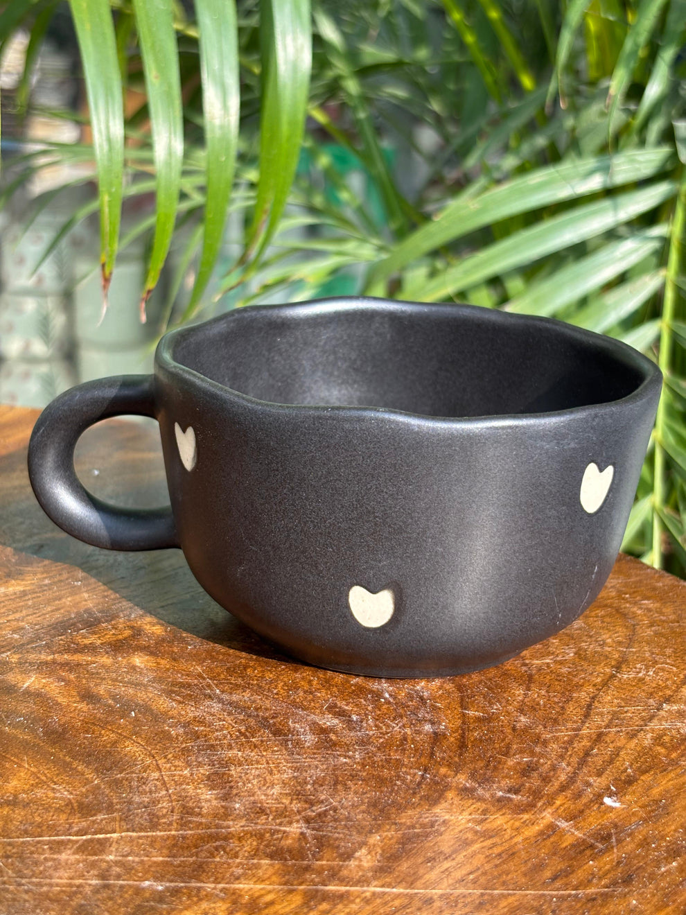 Black Heart Broad Coffee Mug – House of Ceramics