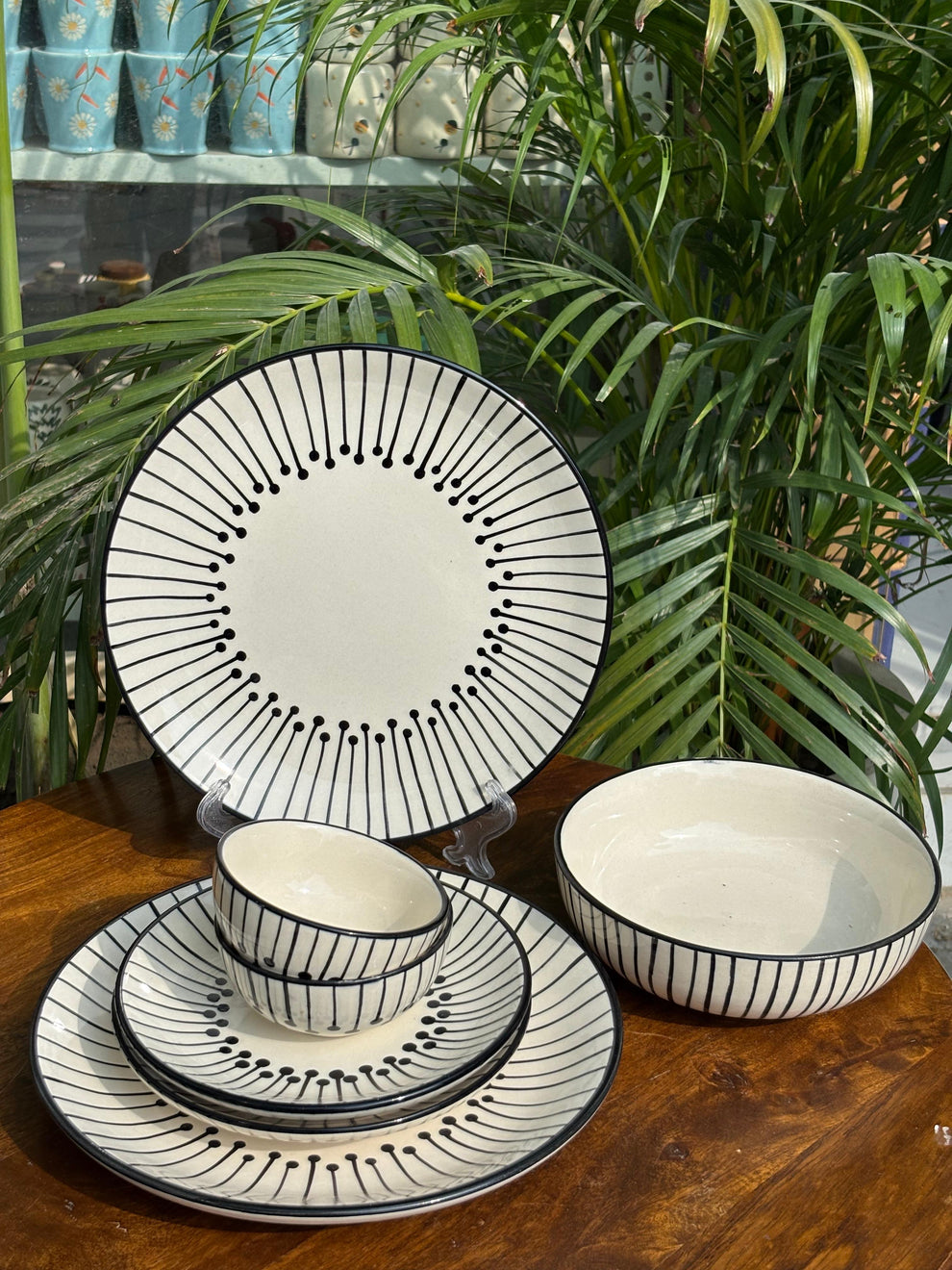 Midnight Dew Handcrafted Premium Set (Set of 7) – House of Ceramics