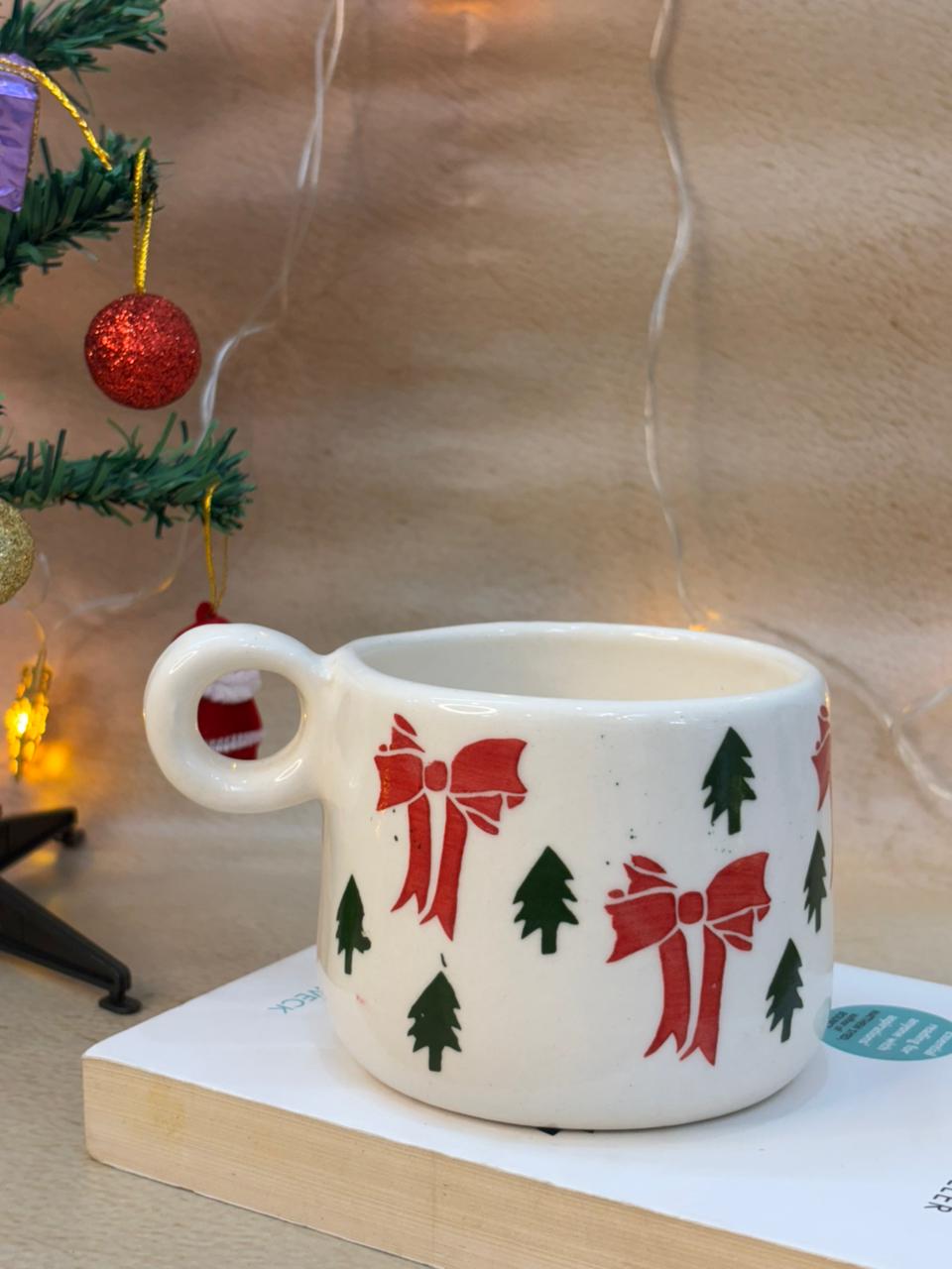 Ribbon Charm Coffee Mug – House of Ceramics