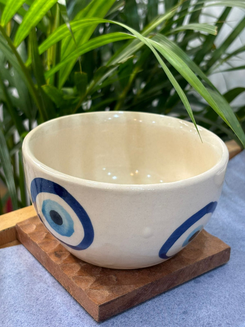 Evil Eye Snack Bowl – House of Ceramics
